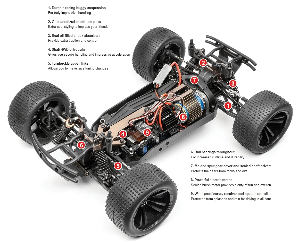 RC auto Maverick Strada XT 4WD RTR 1:10 jen za 5 383 Kč | Vyberte si ...