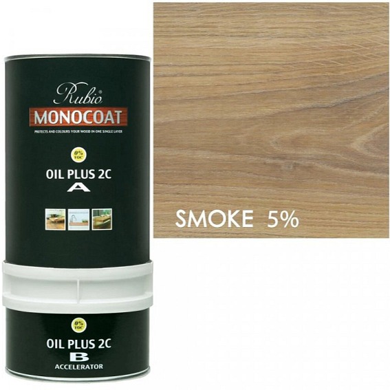 Rubio Monocoat Oil Plus 2C SMOKE 5% 1,3 L - Rubio Monocoat ochrana ...