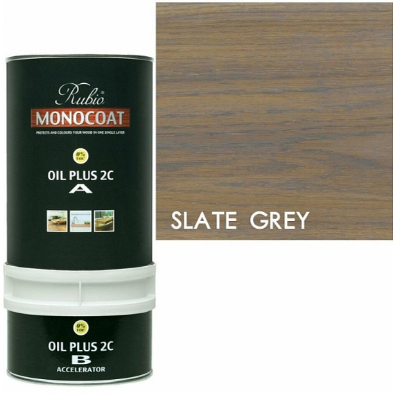 Rubio Monocoat Oil Plus 2C SLATE GREY 3,5 L - Rubio Monocoat ochrana ...